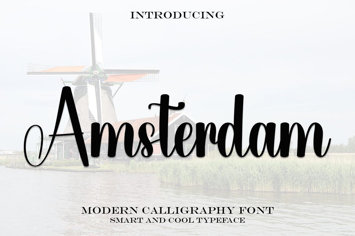 Amsterdam Font | by Lilylumos | May, 2024 | Medium