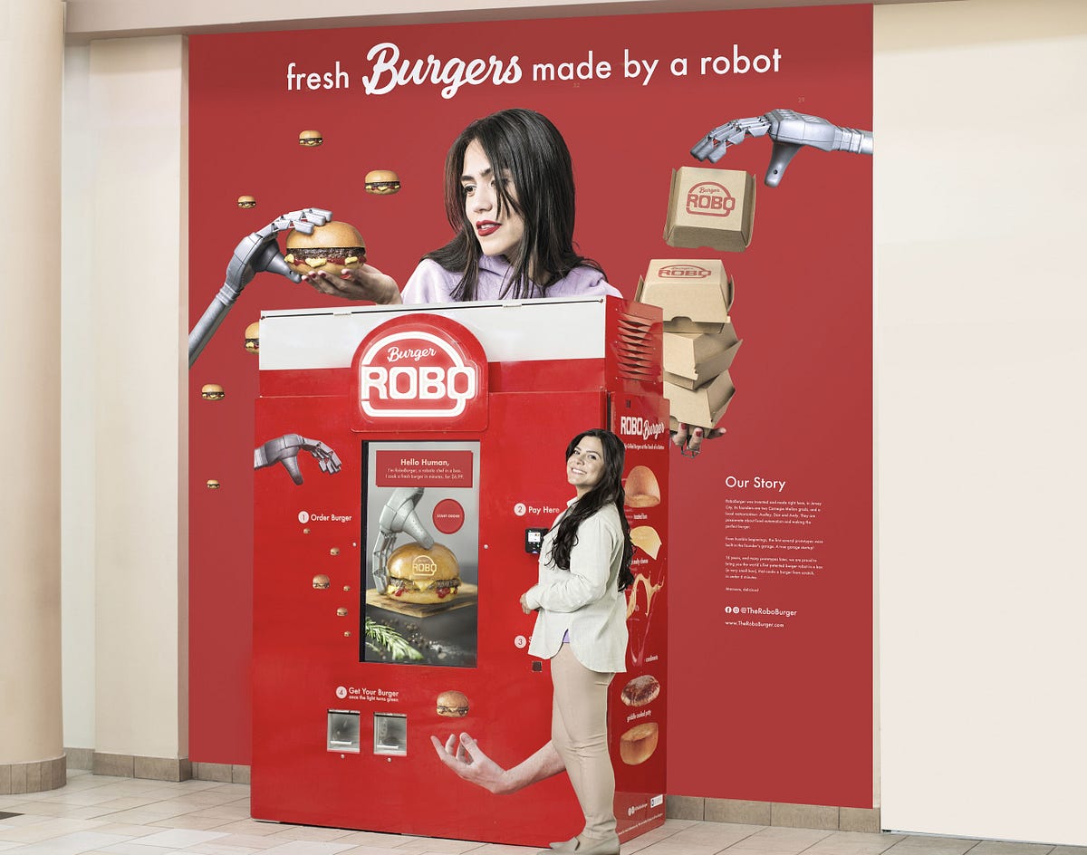 World’s First Robot Burger Chef In A Vending Machine Format | by ...