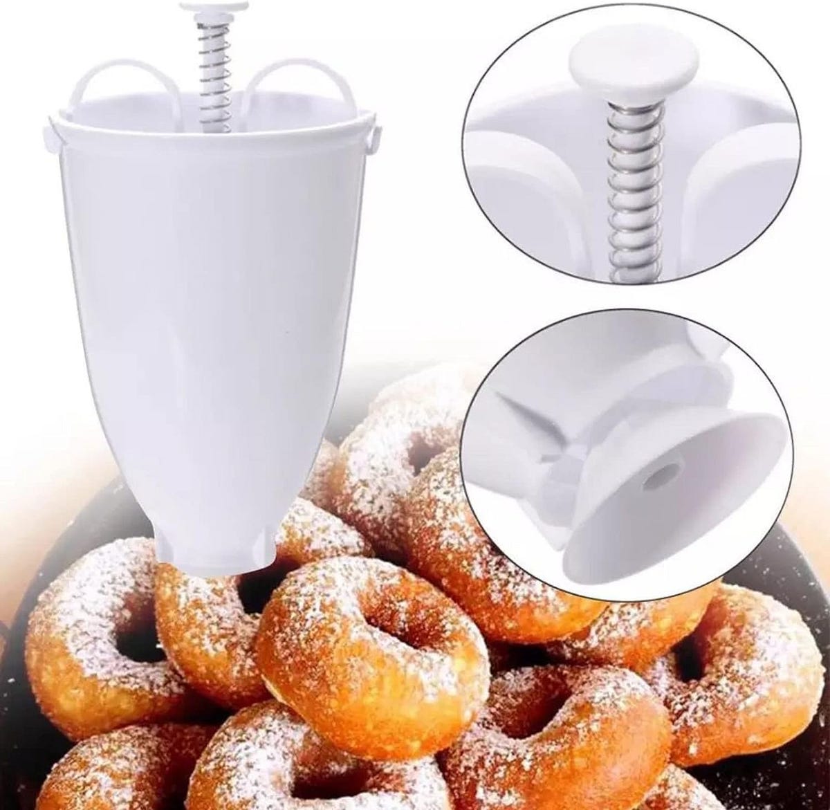 JDLYEVER Donut Maker, Donut Making Mold Stamper Creative Diy Baking ...
