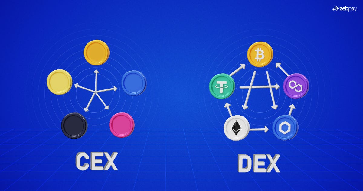 Centralized Exchange (CEX) Decentralized Exchange (DEX) | by perry | Medium