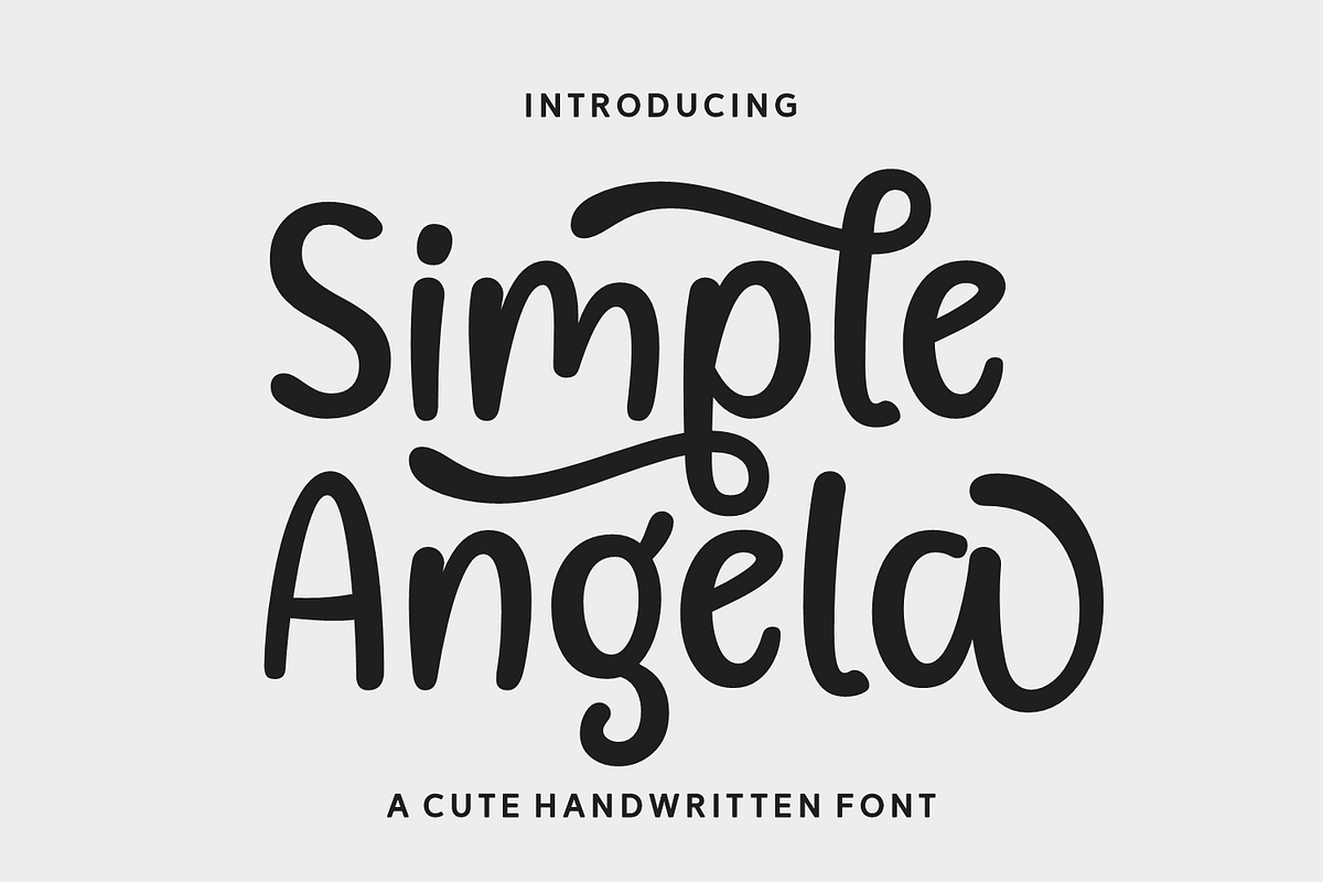 Simple Angela Font - Avaastral - Medium
