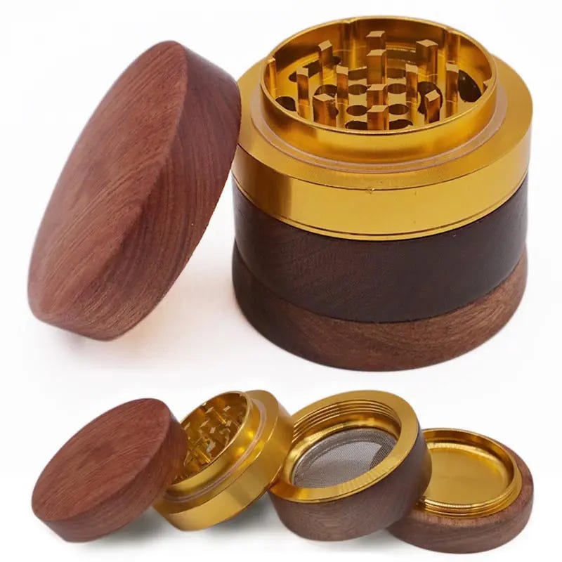 60mm Walnut Wooden Tobacco Grinder Wholesale | by Xudemother | Medium