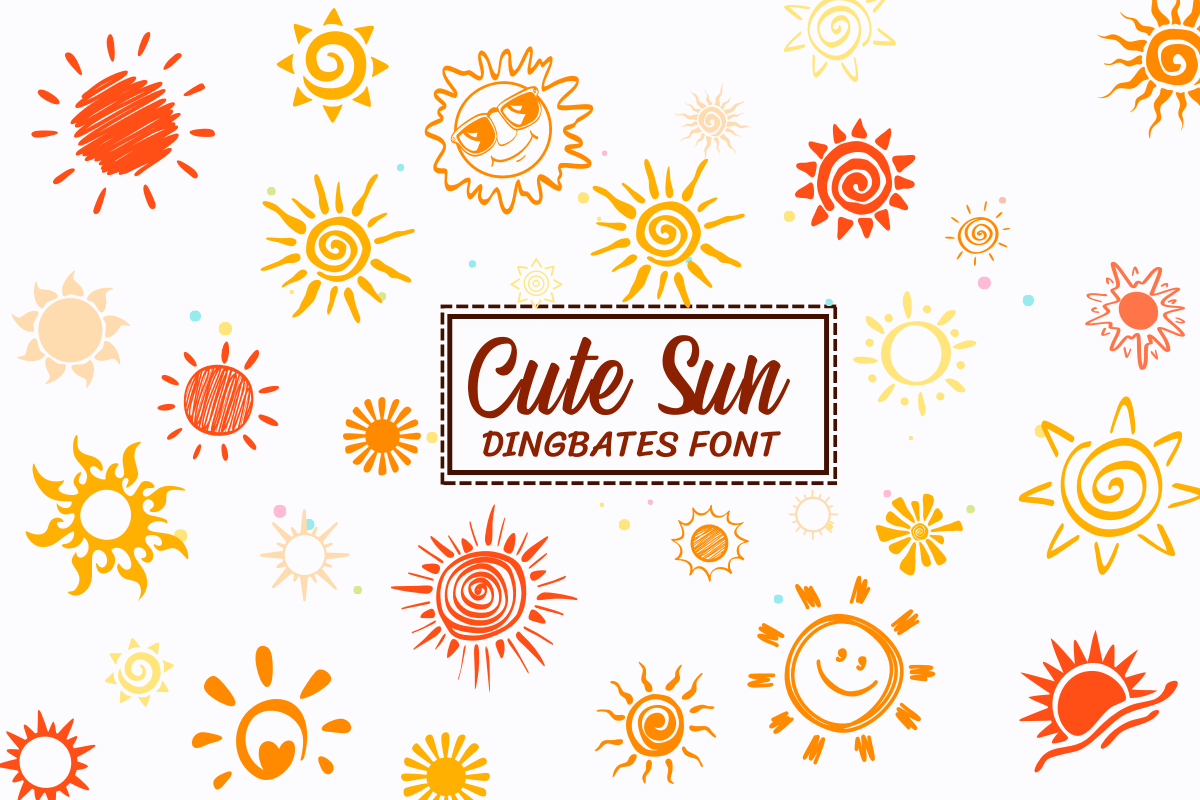 Cute Sun Font Free - Chloechronicle - Medium