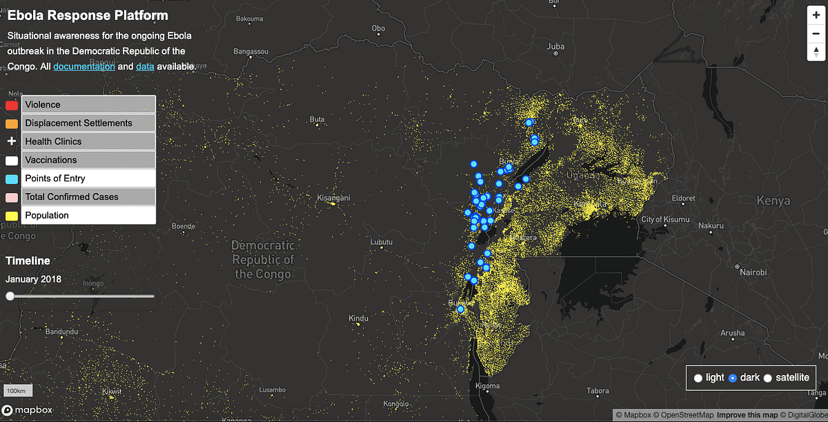 Ebola Response Platform. Situational awareness for aid workers… | by ...