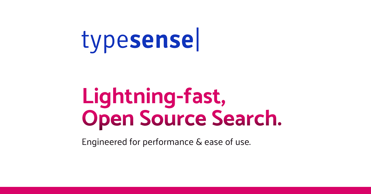 Building Search-Based Apps With Typesense: From Zero to Hero | by Paul ...