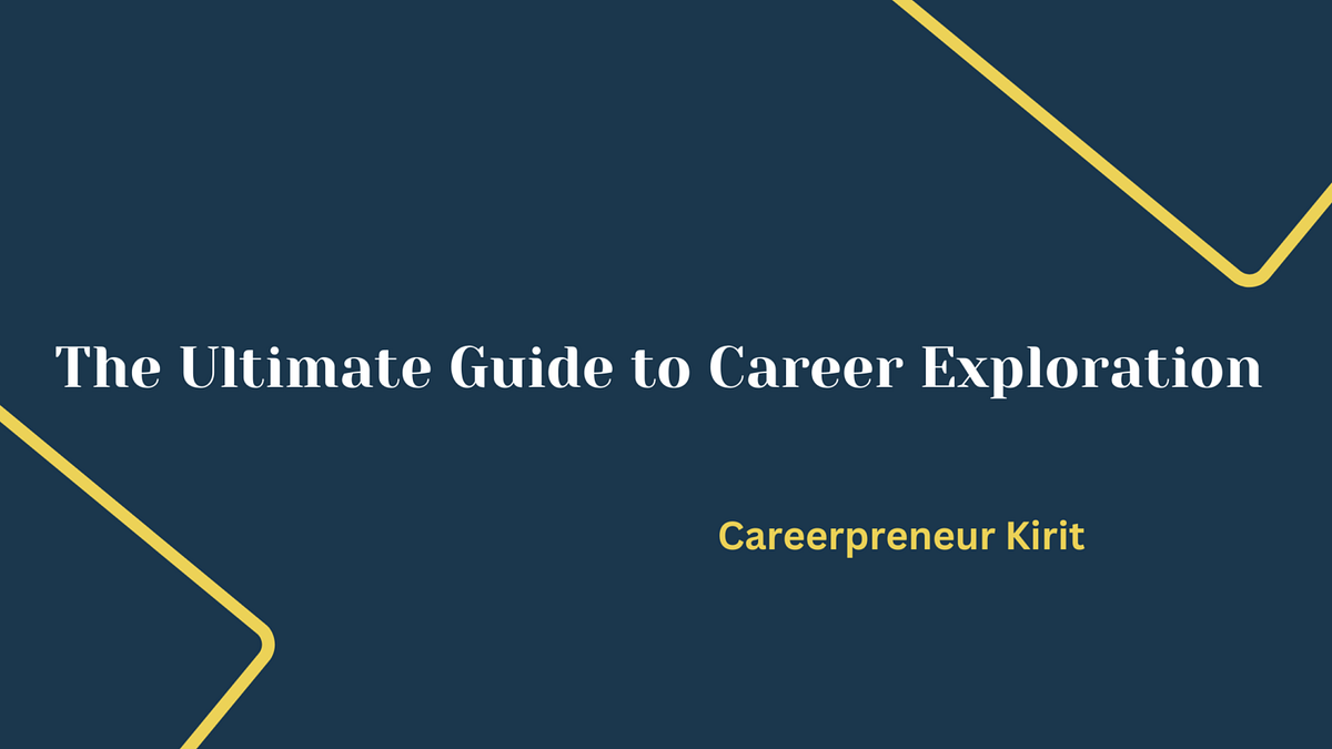 Get Ready To A Journey Of Success: The Ultimate Guide to Career ...
