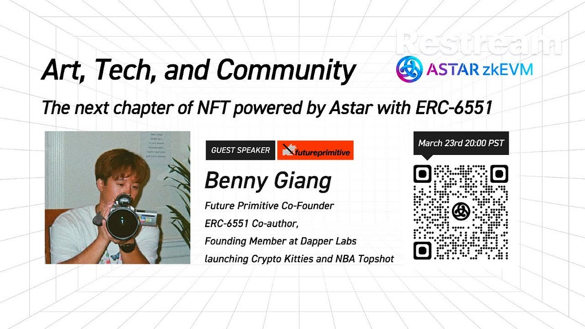 차세대 웹3 아트, 기술, 커뮤니티— 아스타 네트워크가 이끄는 NFT 표준 「ERC-6551」 탐구 | by Astar Korea | 아스타 공식 블로그 | Apr ...