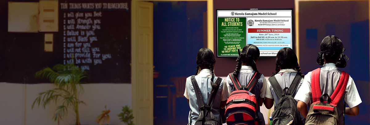 How Digital Notice Board is useful in Institutions? | by Firstouch ...