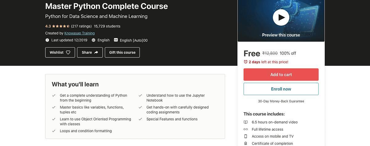 Master Python Complete Course | by FresherCooker.in | FresherCooker ...