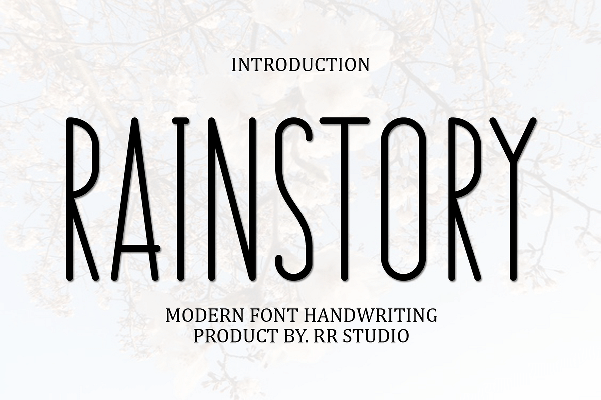 Rainstory Font | by Gracegrid | Jun, 2024 | Medium
