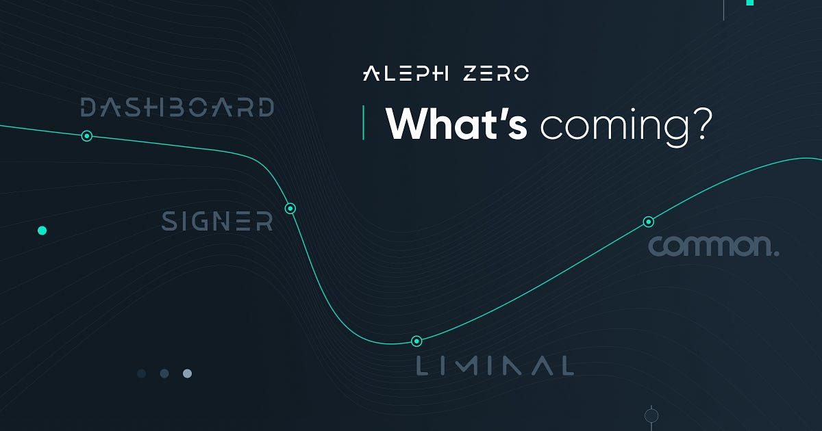 What’s coming in Aleph Zero — Learn About The Native Products Coming in ...