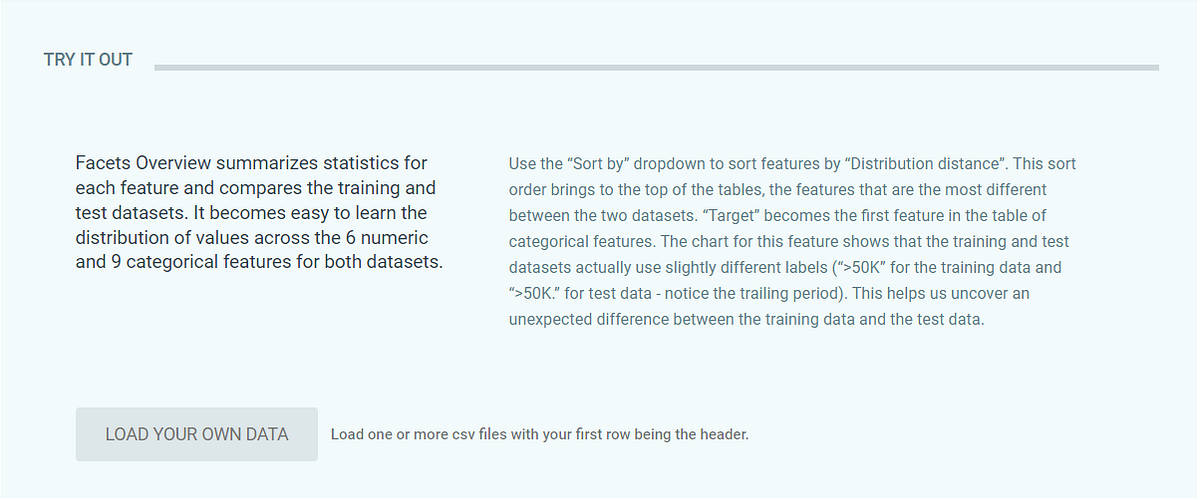 Facets — Data Visualization Tool for ML Datasets | by Yang Lingqin | Medium