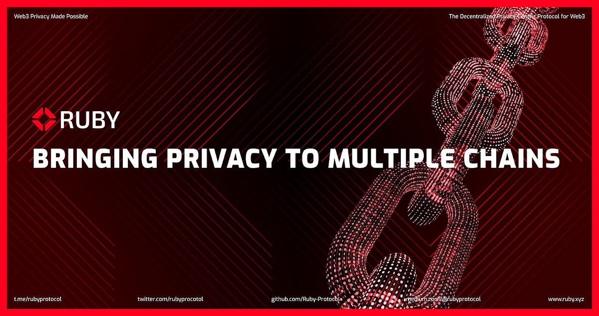 Ruby Protocol — The Importance of Bringing Privacy to Multiple Chains | by Ruby Protocol | Medium