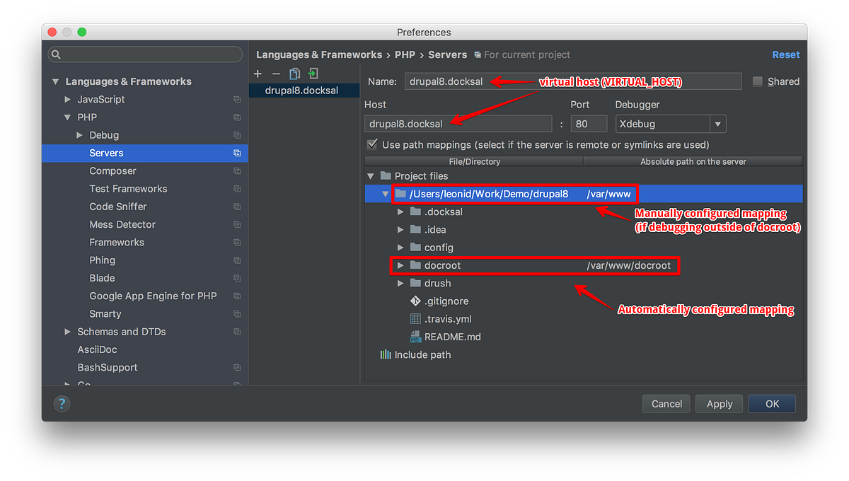 Zero-configuration debugging with Xdebug and PHPStorm | by Leonid Makarov | Docksal Maintainers Blog