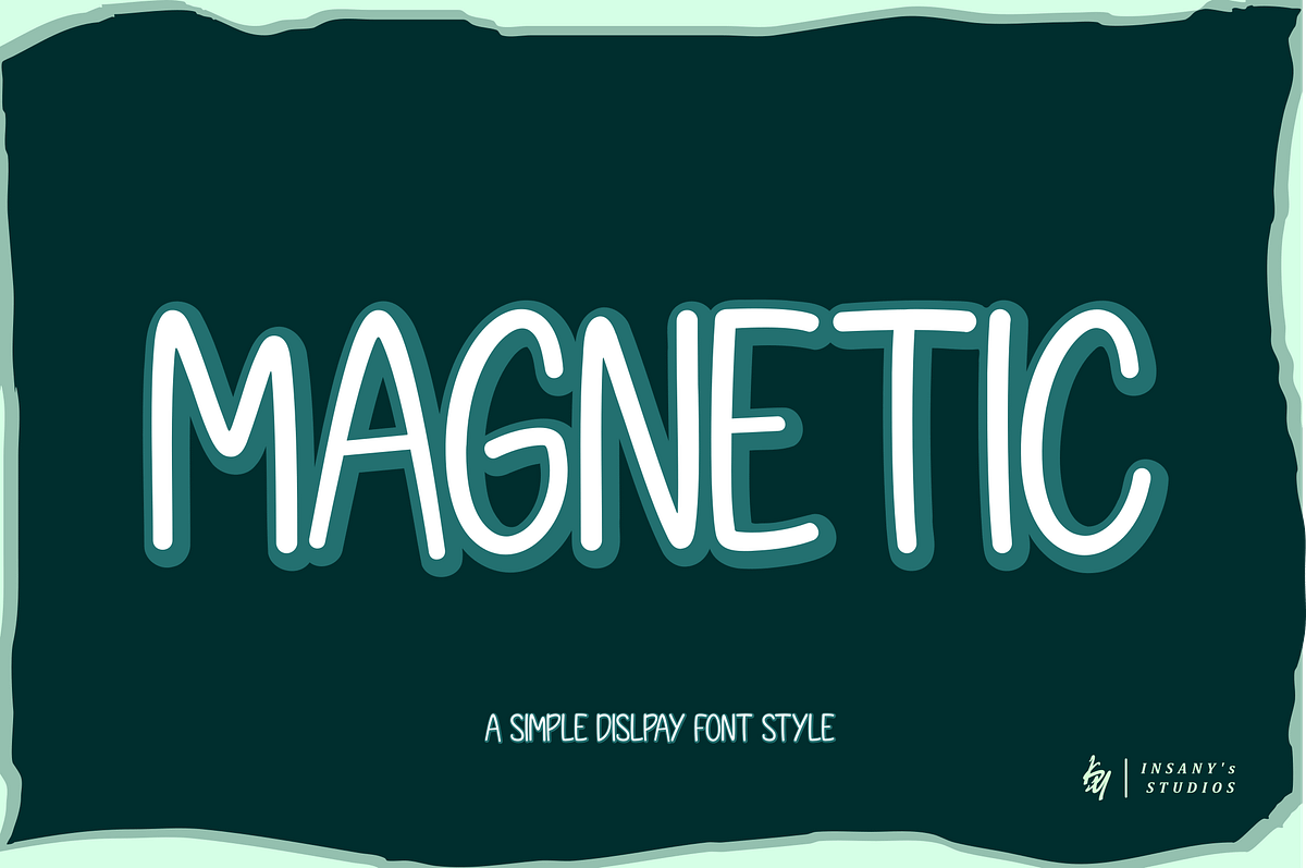 Magnetic Font - Sonicsketch - Medium