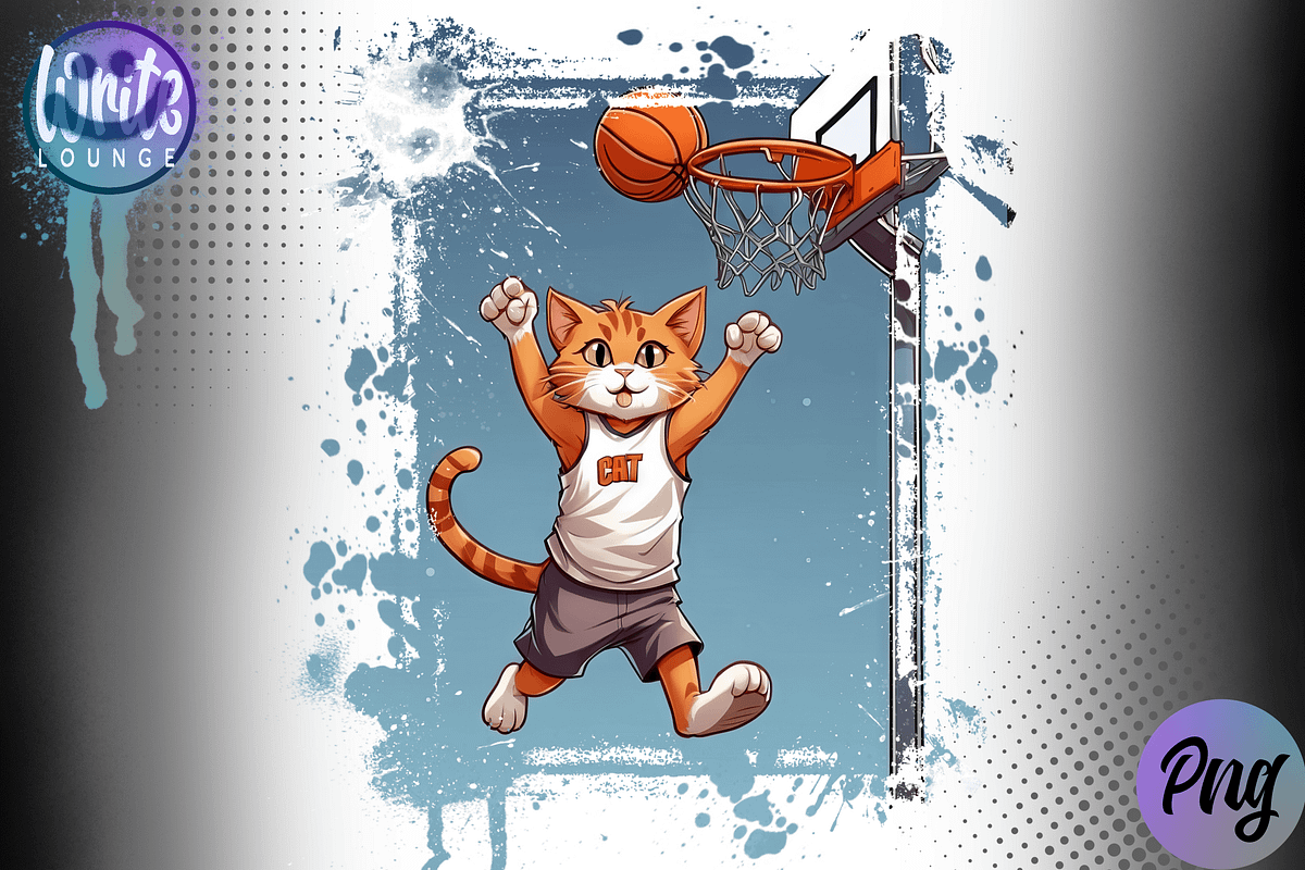 Basketball Cat Free | by Prismbrush | Aug, 2024 | Medium