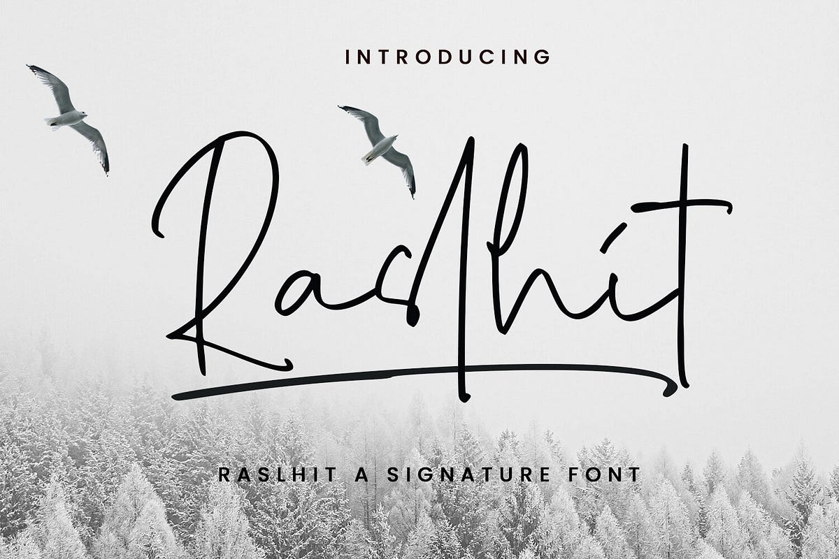 Raslhit Font - Fontmaven - Medium