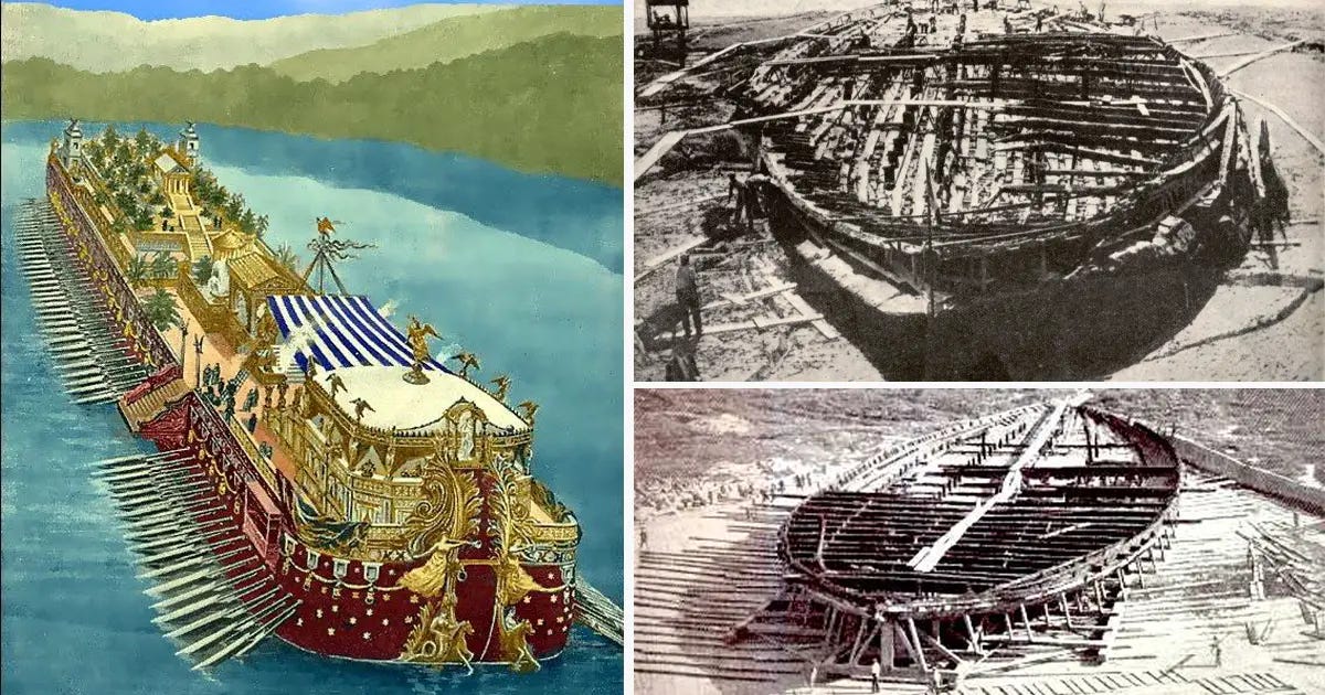 La historia de los barcos de Nemi de 2.000 años de antigüedad: fueron ...