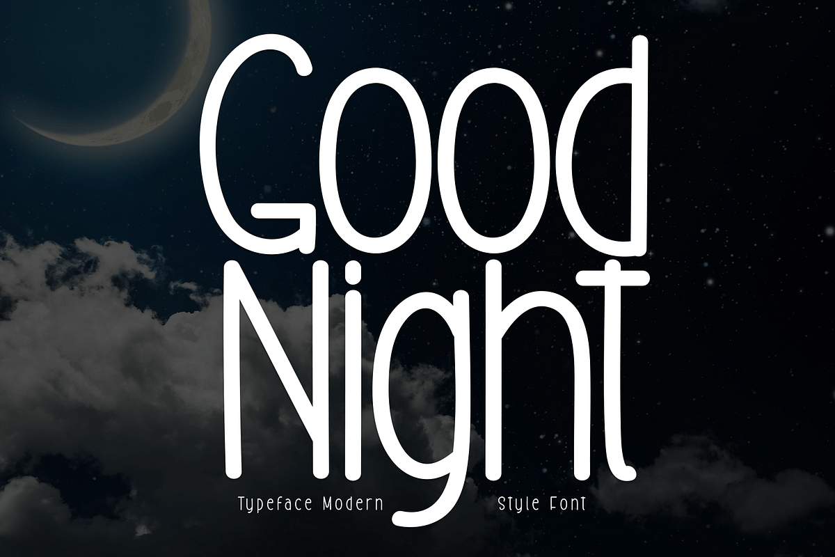 Good Night Font - Mindmason - Medium