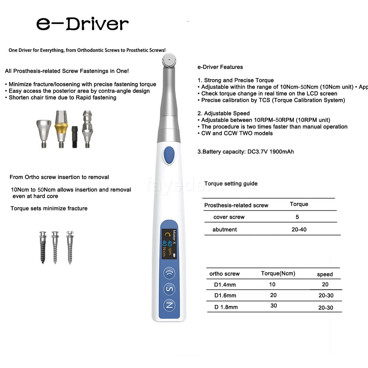 “Revolutionizing Dental Implantation: Upgraded Electric Wireless Torque ...