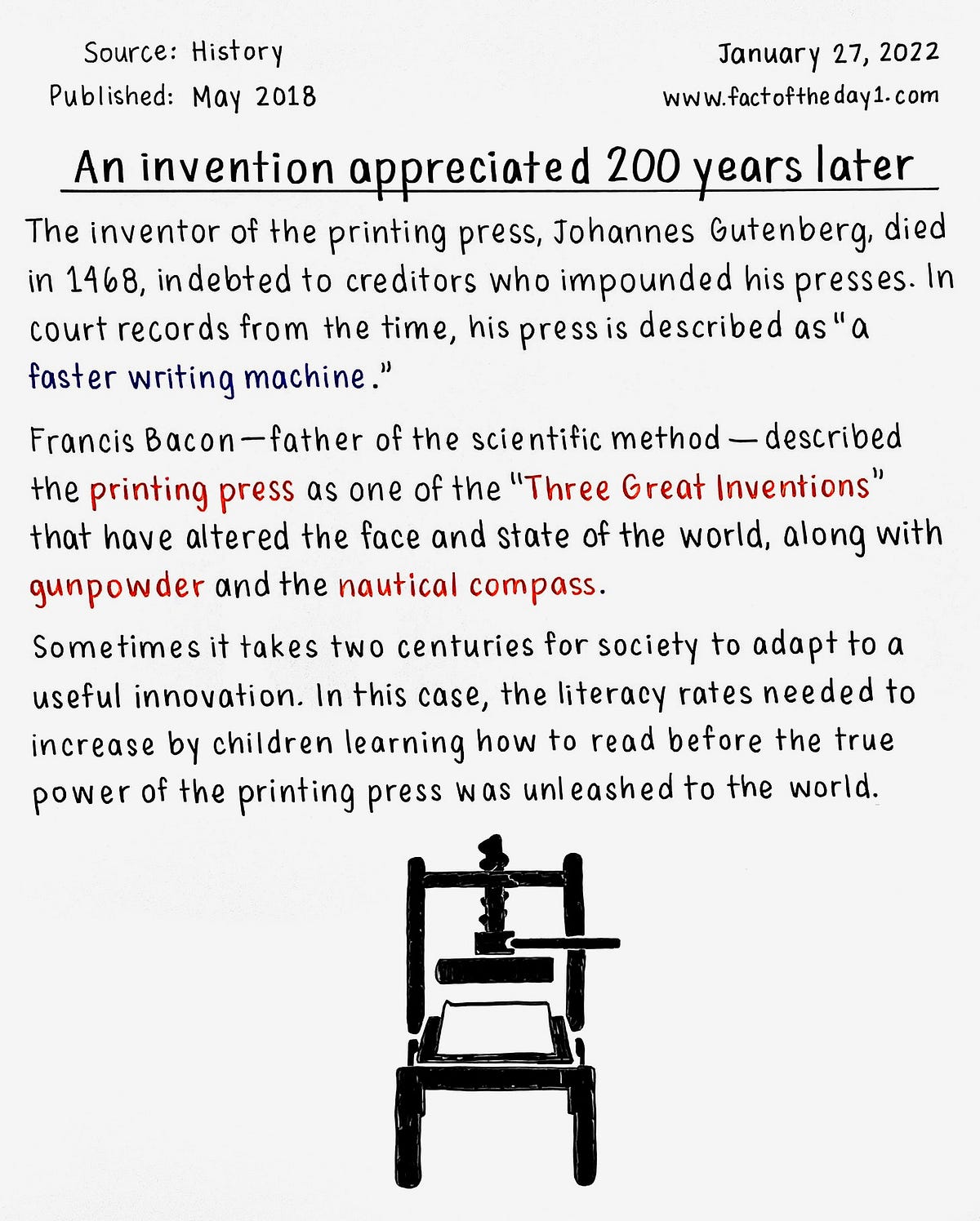 January 27: An invention appreciated 200 years later | by Danny ...