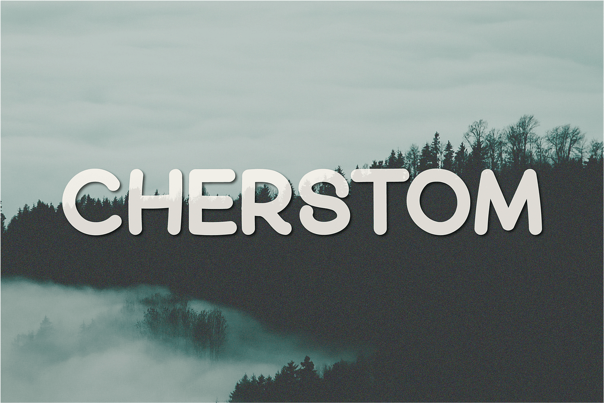 Cherstom Font - Datadreamer - Medium