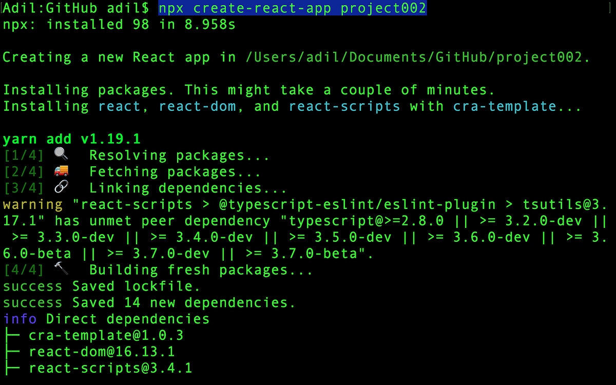 How to Create a React App. Part I — Create React Project using… | by ...
