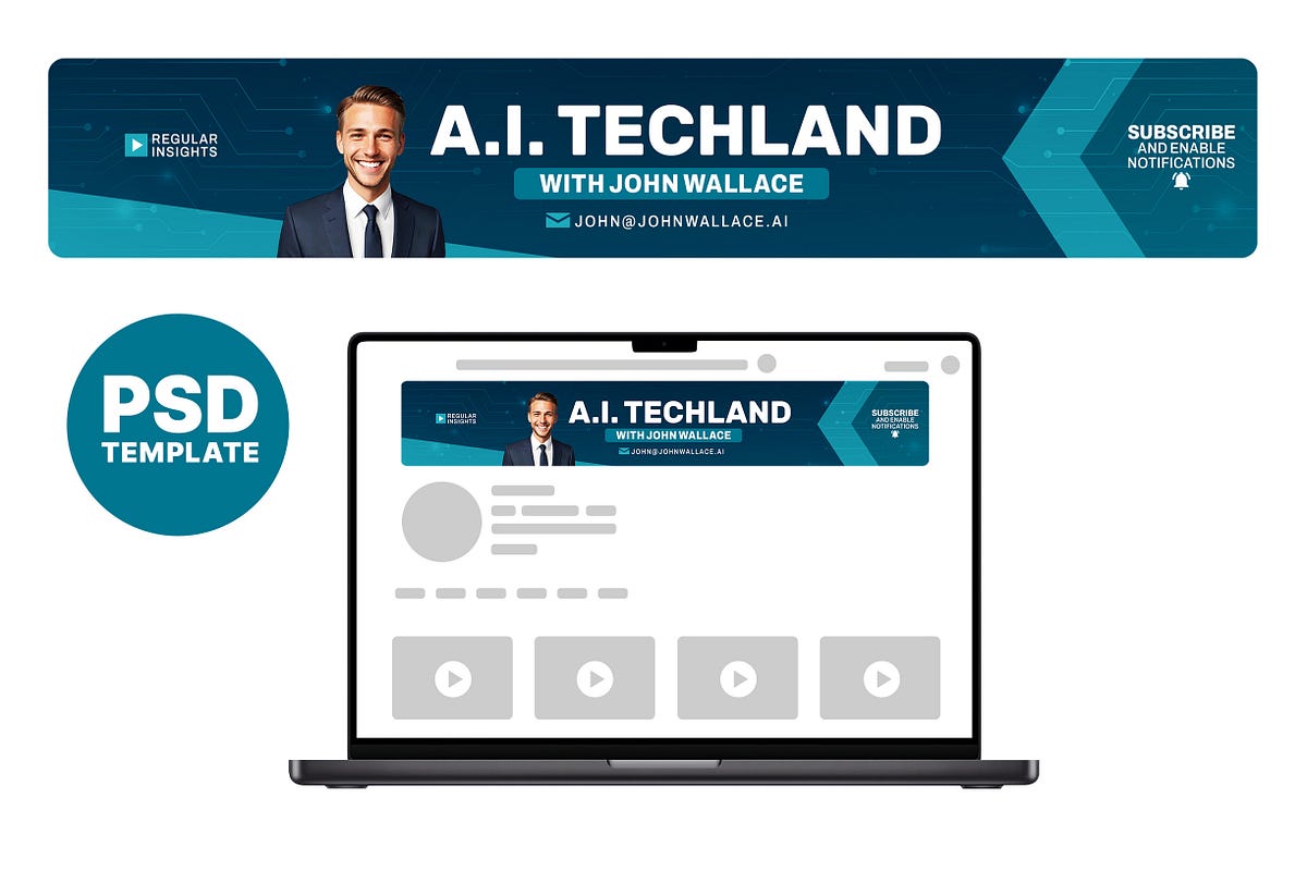 Technology Tech Youtube Banner Free | by Echoesofelegance | Jul, 2024 ...