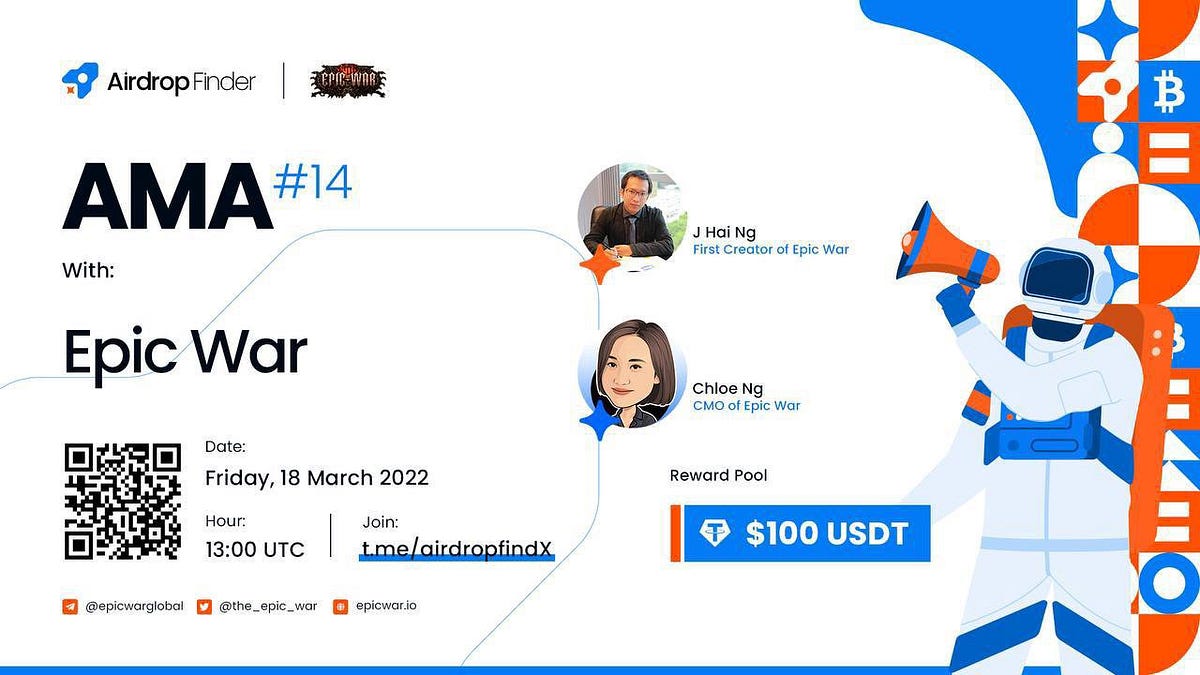AMA recap: Epic War× Airdrop Finder | by EPIC WAR | epicwar | Medium
