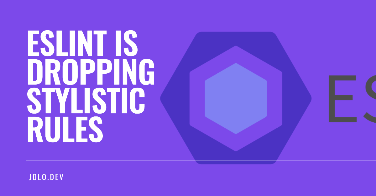 My thoughts on Eslint dropping formatting rules | by John Nguyen | Medium