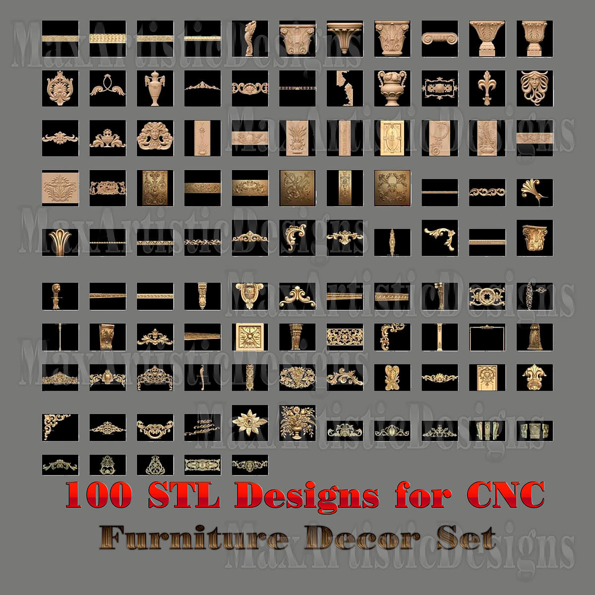 99+ 3D STL models for aspire artcam 3D printer’s cnc relief — Digital ...