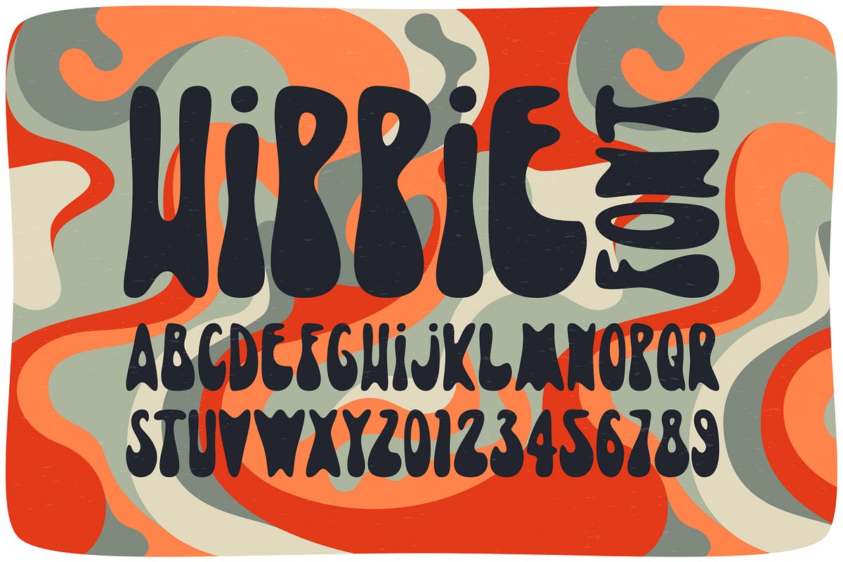 9 Best Free Groovy Hippie Fonts to Spice Up Your Design in 2023 | by ...