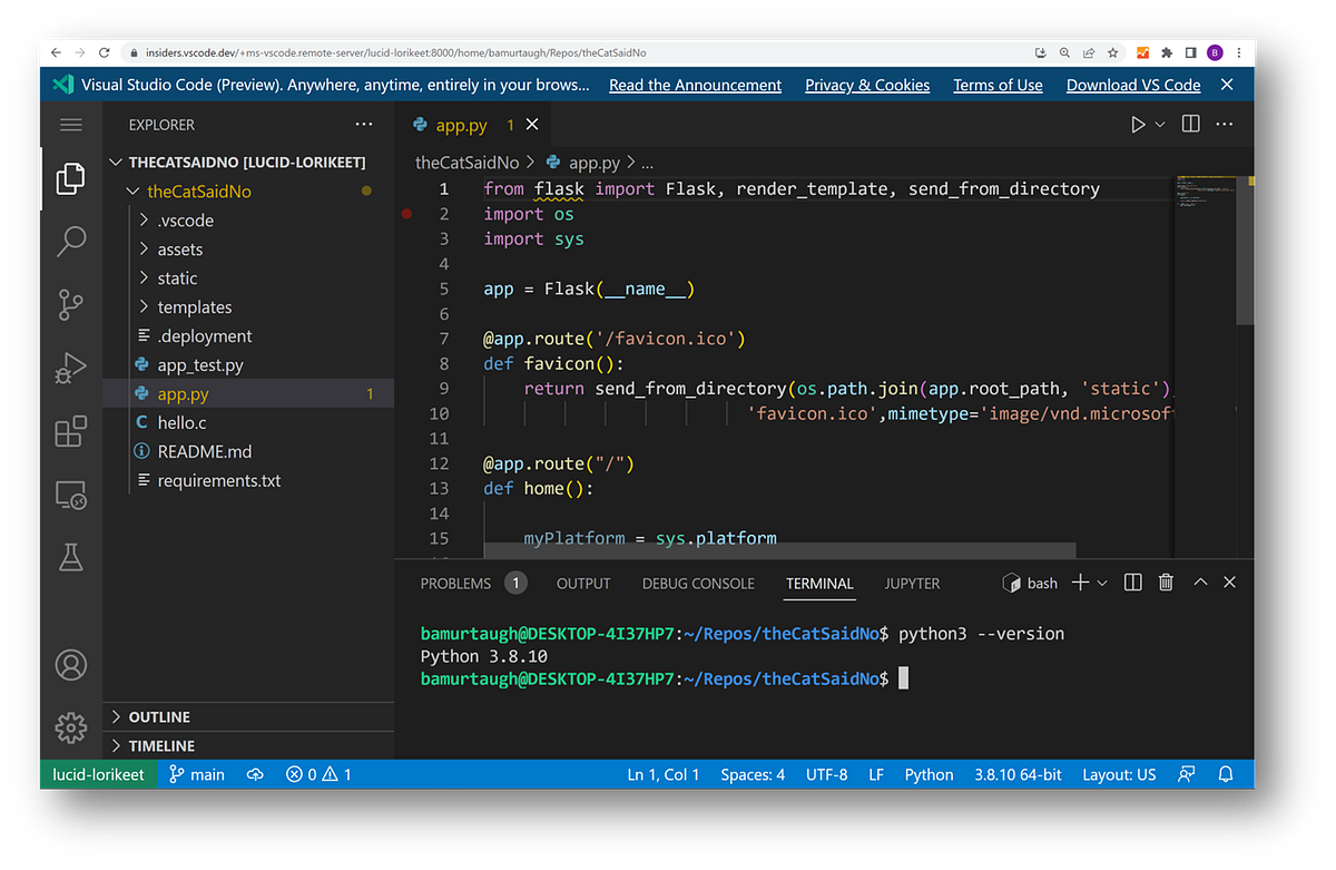 Vscode 新功能 Remote Tunnel. Tunnel功能要綁定github帳號 | by roccqqck | Medium