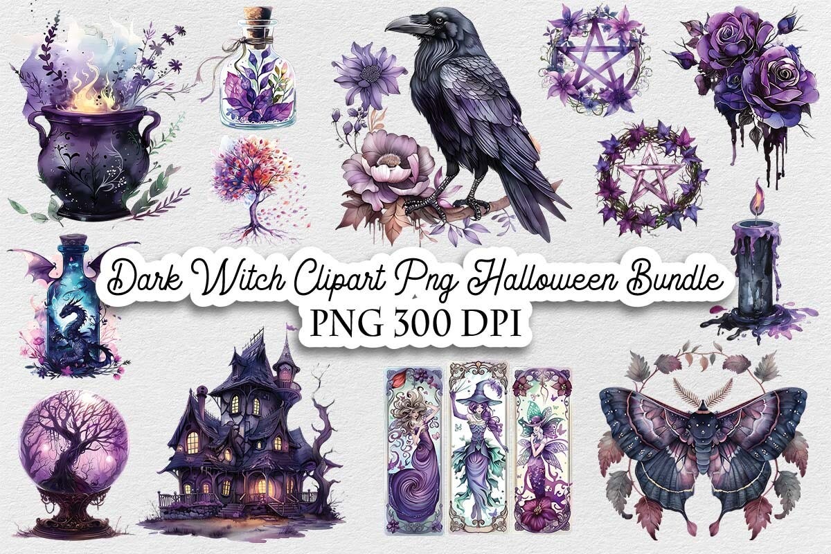 Duck Witch Clipart PNG Halloween Bundle Free | by Eclipseartistry | Medium