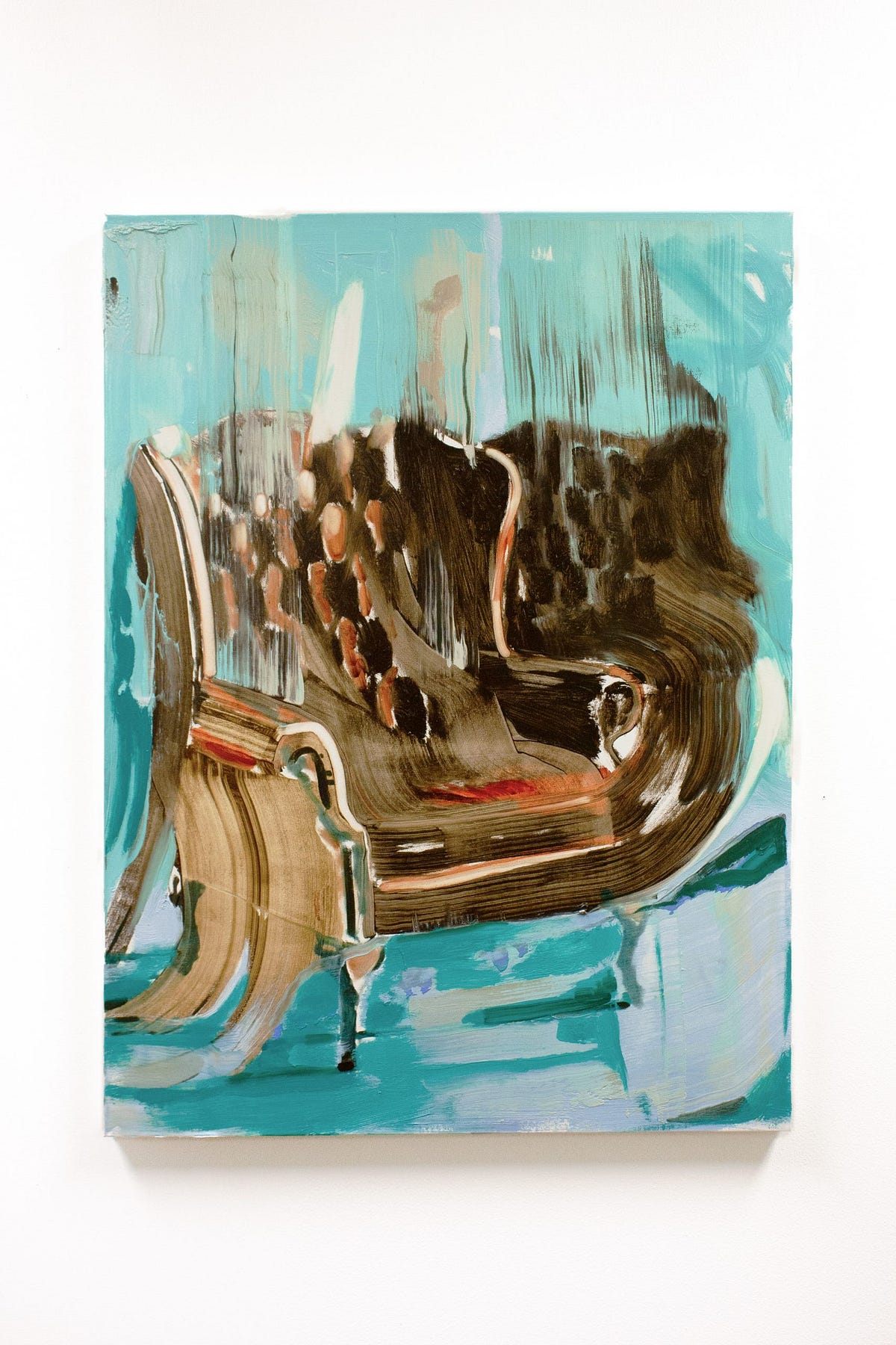 Refreshed 03, oil on canvas, 40x18 inches | Bartosz Beda | Art ...