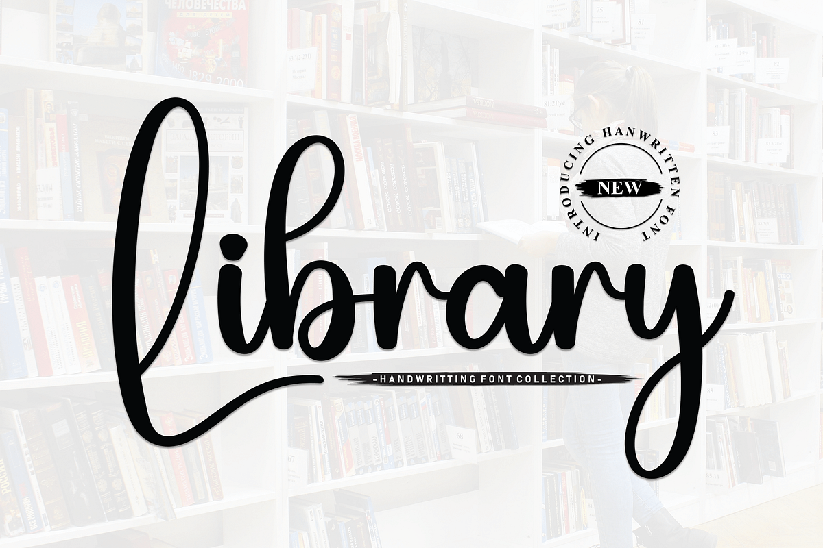 Library Font - Sonicsketch - Medium