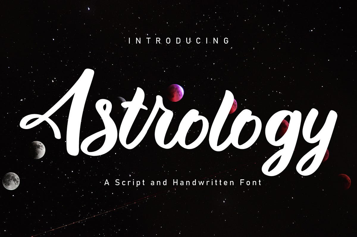 Astrology Font - Miamosaic - Medium