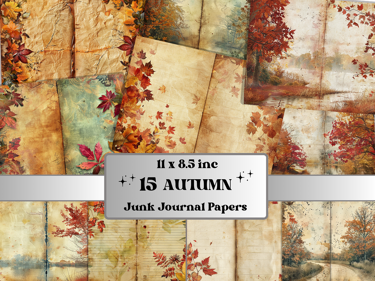Autumn Background Junk Journal Paper Free | by Auroraskye | Aug, 2024 ...
