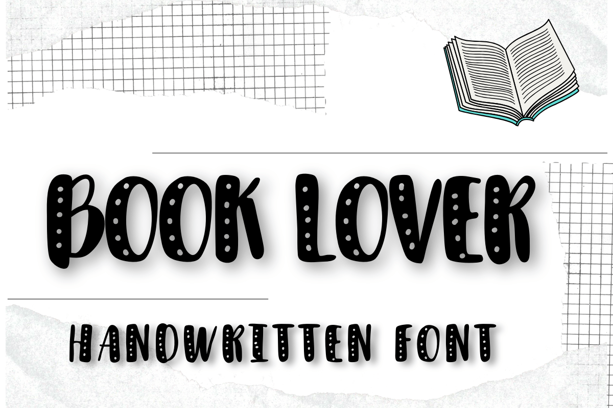Book Lover Font - Solarasculpt - Medium