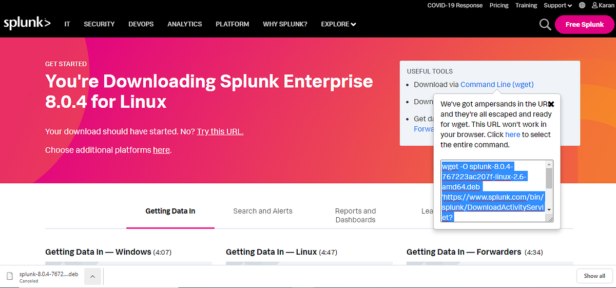 How to install full-stack Splunk on Ubuntu in GCP | by Karan Mulchandani | Medium