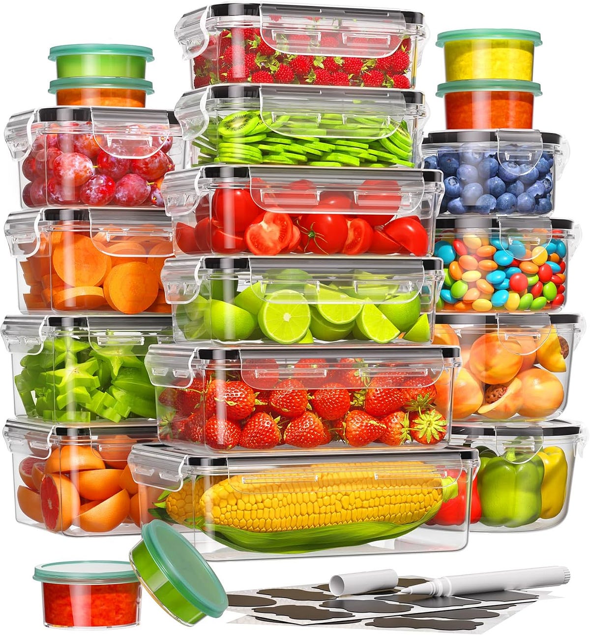 40 Piece Food Storage Containers: A Comprehensive Review | by Culinary ...