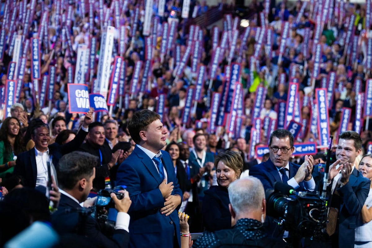 Understanding Gus Walz’s Unbridled Emotion on the DNC Stage | by The Conversation U.S. | Wise ...