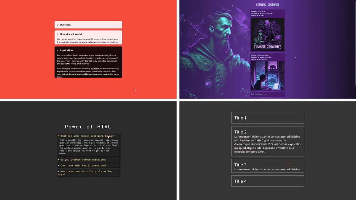 Explore 40 Css Accordions By Css Monster Medium