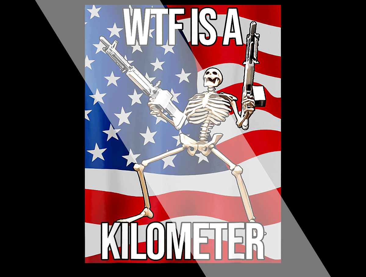 Skeleton WTF is a Kilometer 4th of July - Inkalchemist - Medium