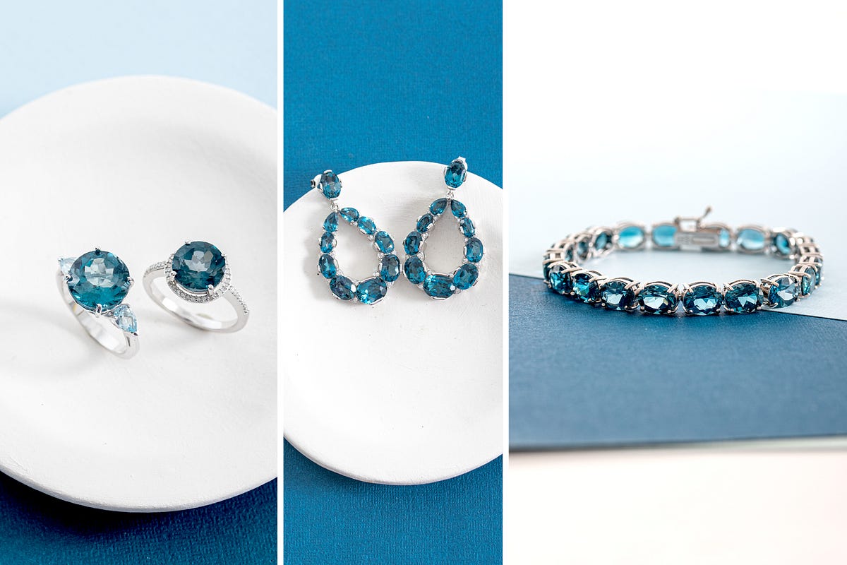 December Birthstones — Blue Topaz, Turquoise, Tanzanite, and Blue ...