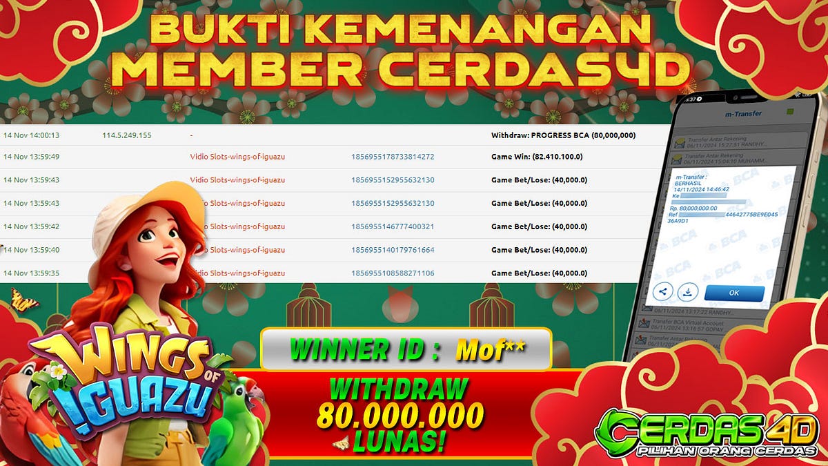 CERDAS4D Situs Judi Online Yang Pasti Membayar Semua Kemenangan Member Sampai Lunas! | by Bukti ...