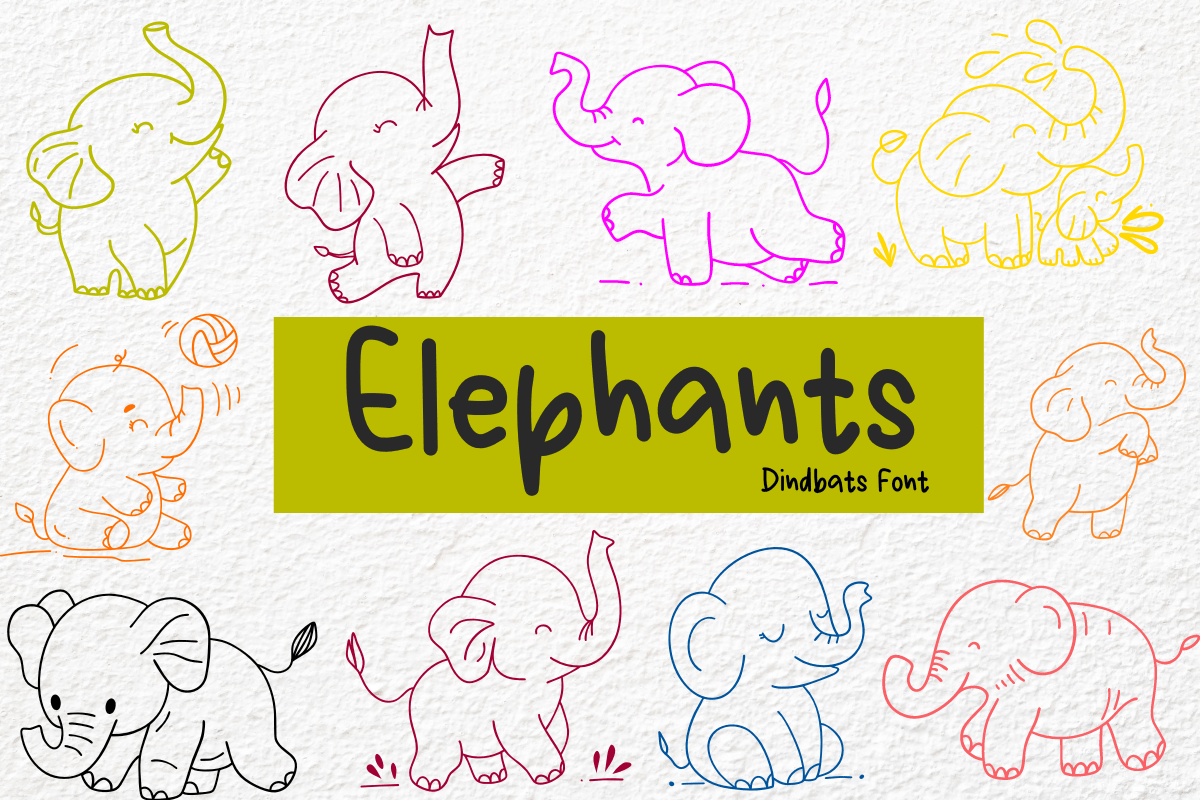 Elephants Font - Sophiasovereign - Medium