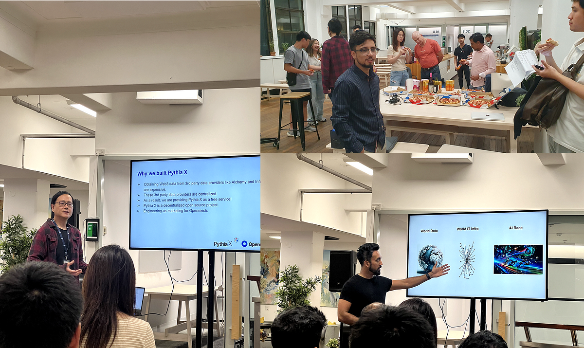 Openmesh Meetup Recap: AI Meets Web3 (Pythia X) Roadmap Launch | by Ashton Hettiarachi | Medium