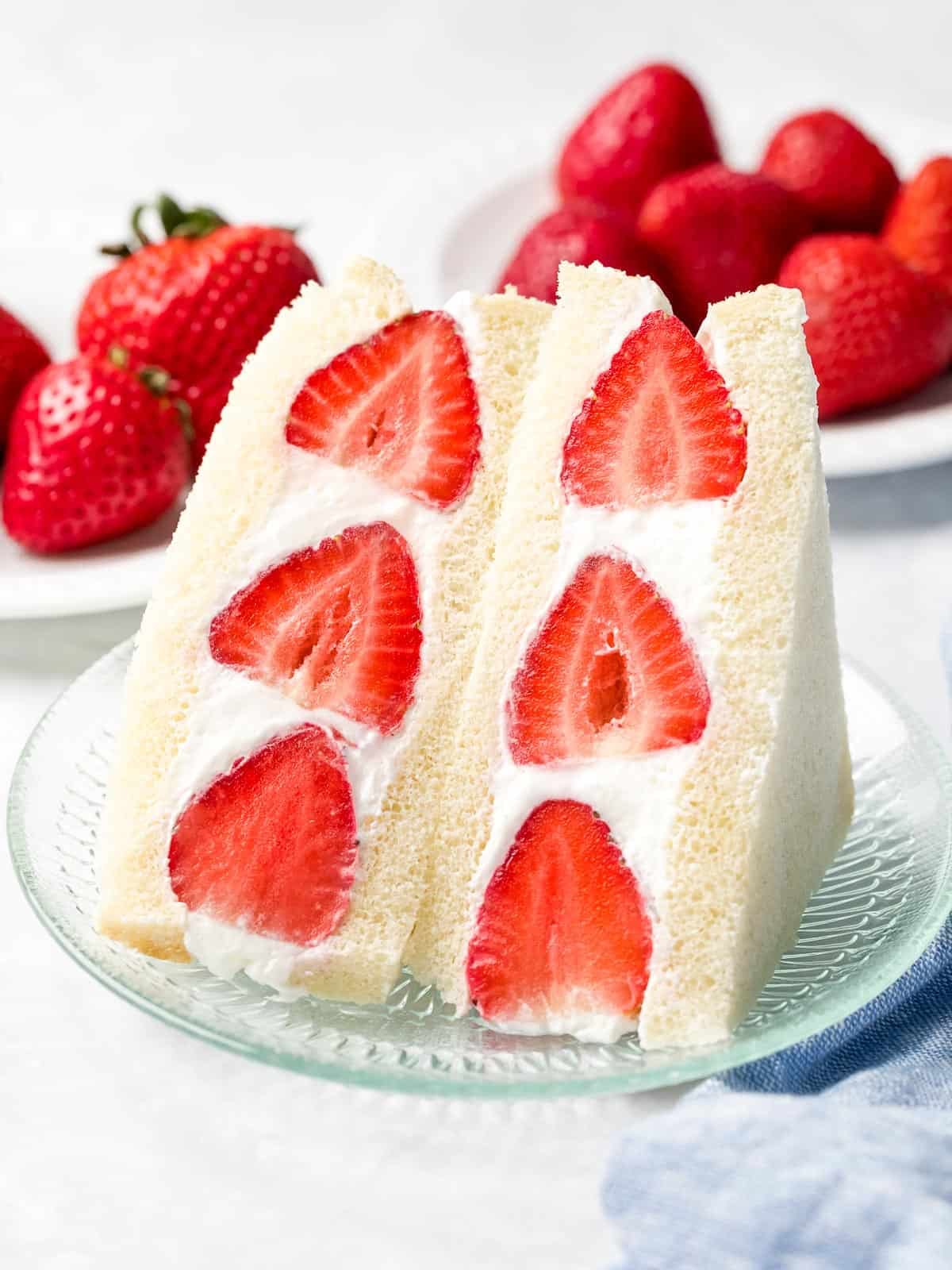 Resep Membuat Sandwich Strawberry Viral ala jepang,Enak dan Mudah ...