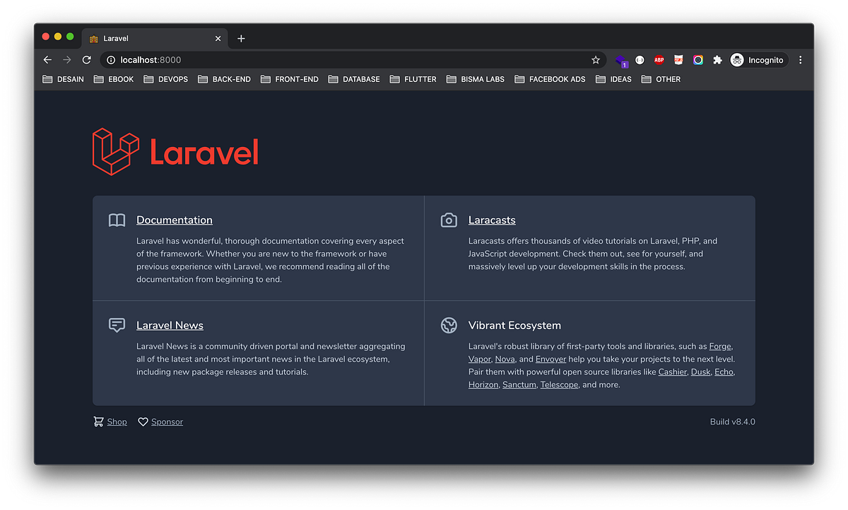 [Part 2] — Menginstall Laravel (Laravel 8) | by Pandhu Wibowo | Easyread